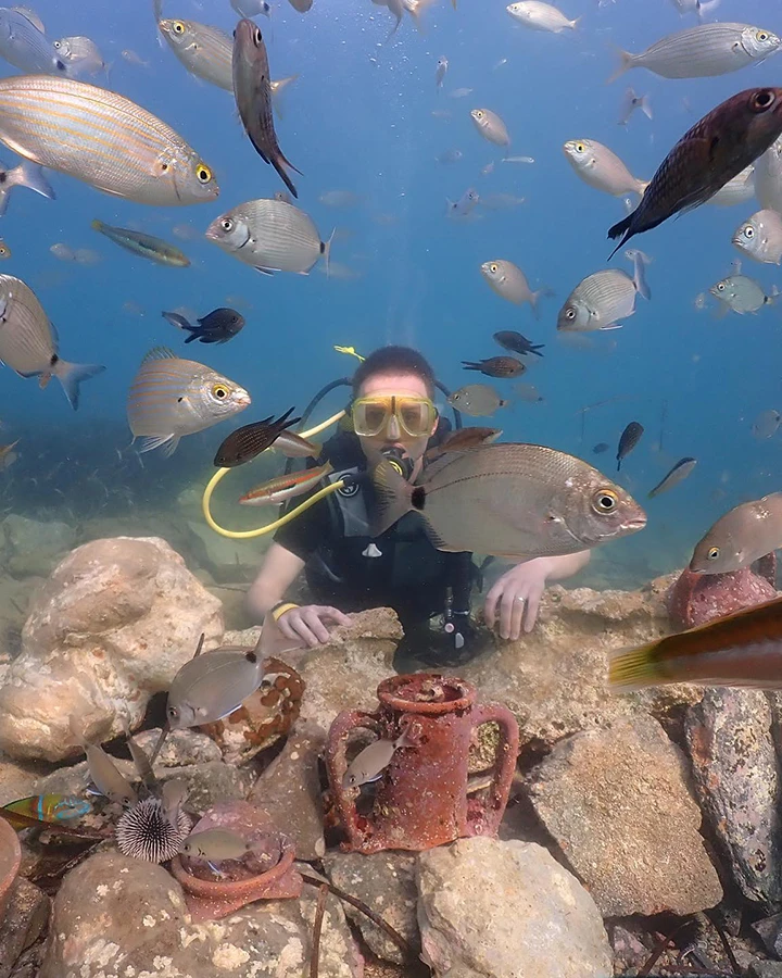Kusadasi scuba diving is underwater tour in Turkey